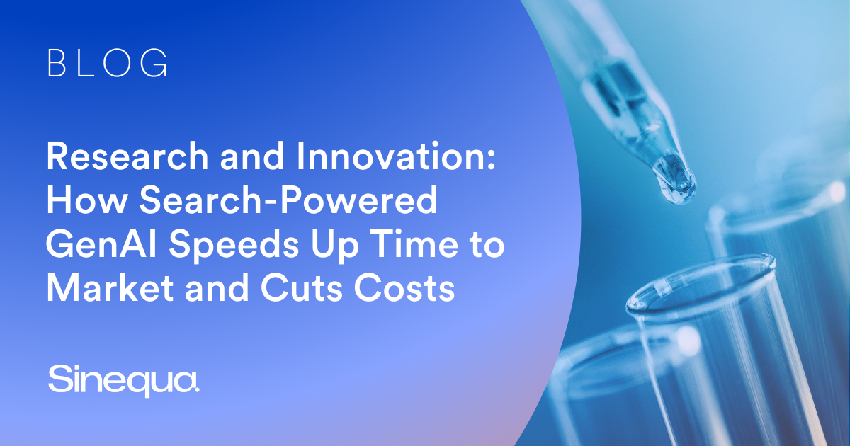How Search-Powered GenAI Speeds Up Time to Market - Sinequa
