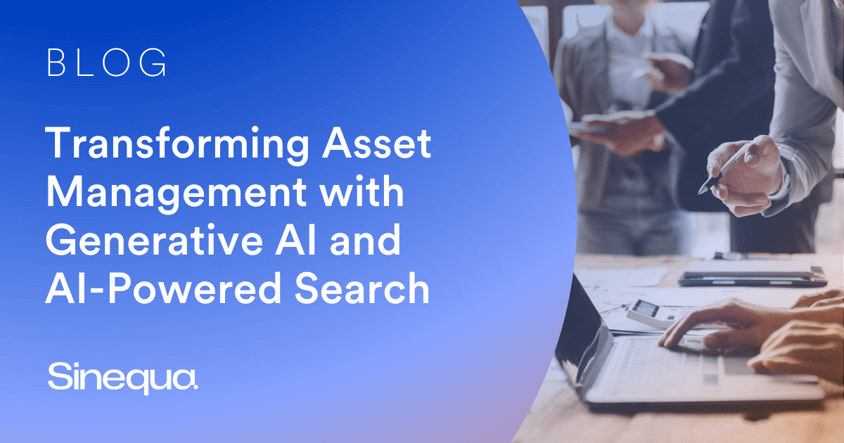 Transforming Asset Management with Generative AI